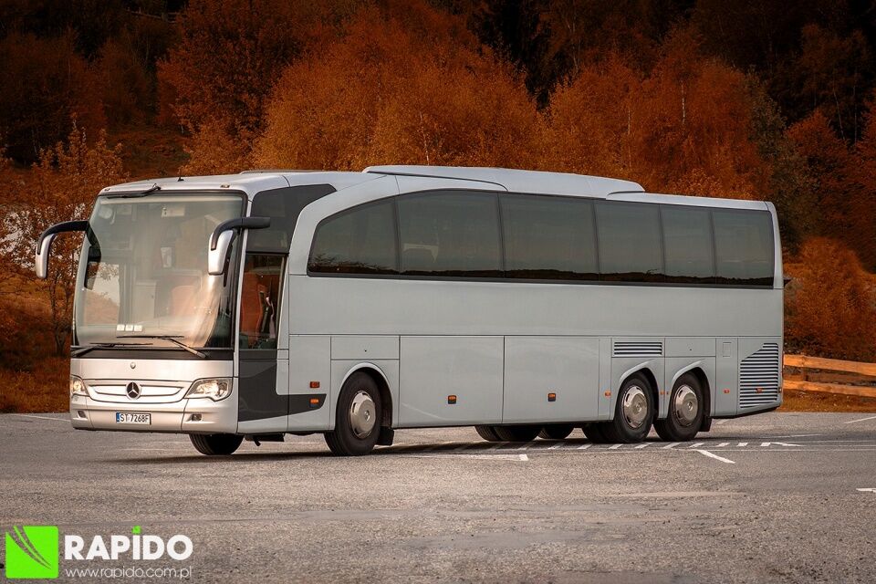 MERCEDES TRAVEGO VIP***** EVO - RAPIDO coach hire Poland and Vienna.