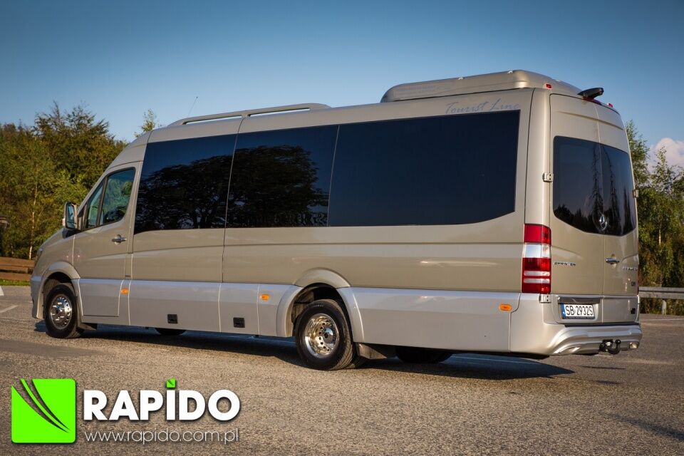 MERCEDES SPRINTER*****EVO - RAPIDO coach hire Poland and Vienna.