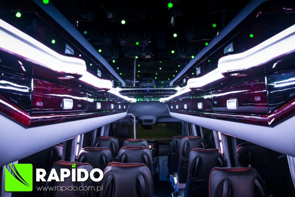 MERCEDES SPRINTER*****EVO - RAPIDO coach hire Poland and Vienna.